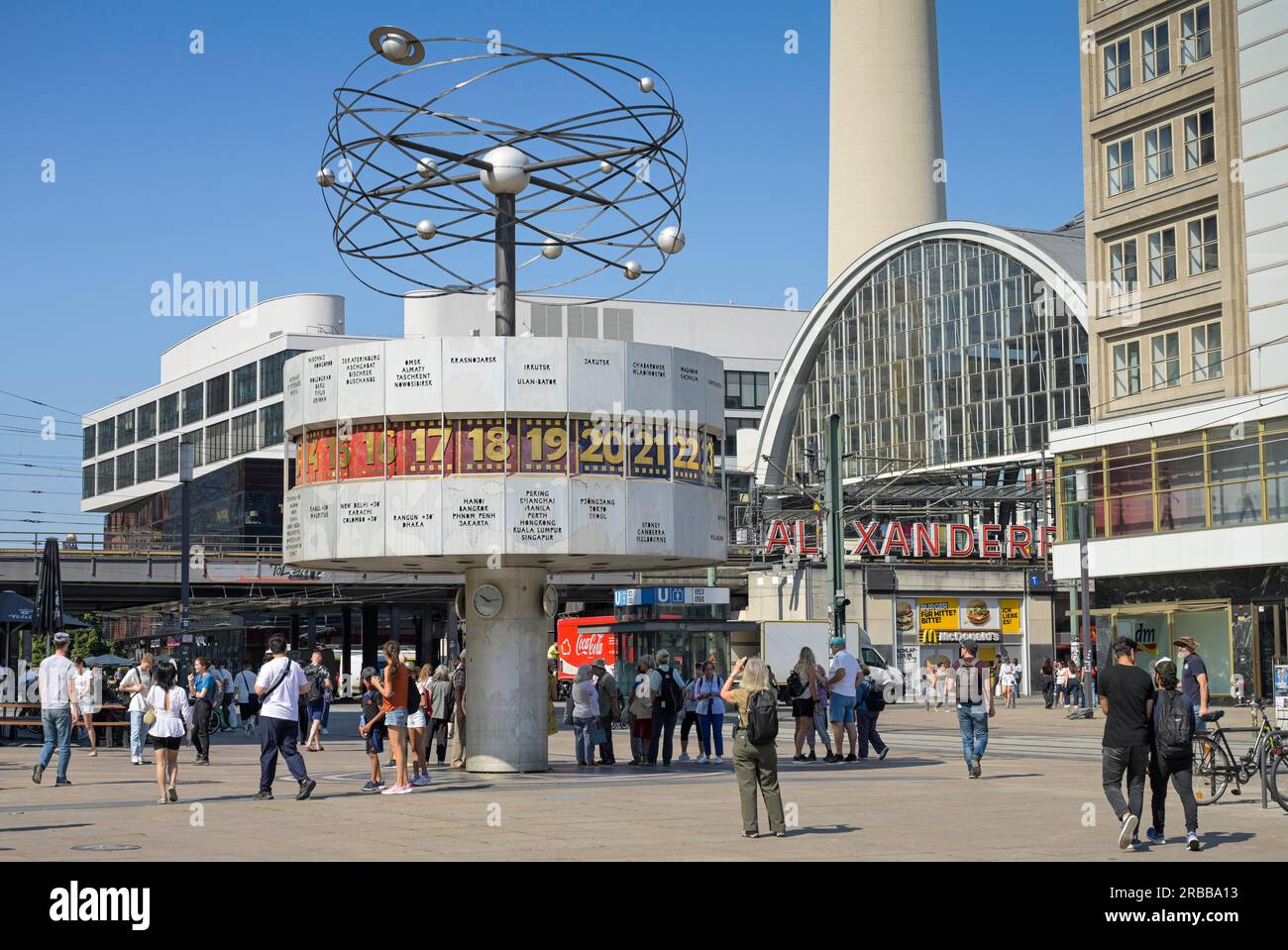Alexanderplatz berlin world clock hi-res stock photography and images - Alamy