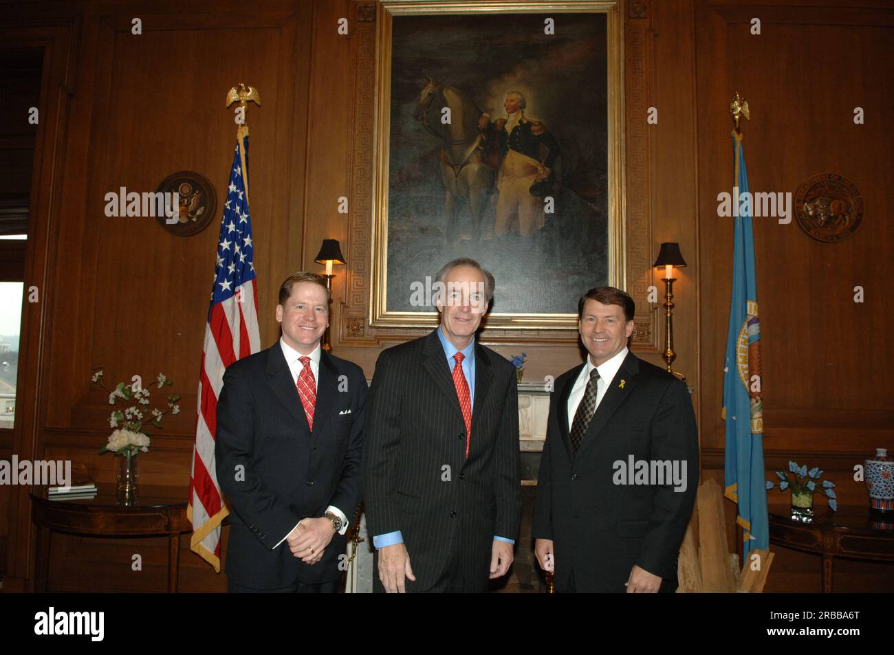 Visit of South Dakota Governor Mike Rounds to Main Interior, where he ...