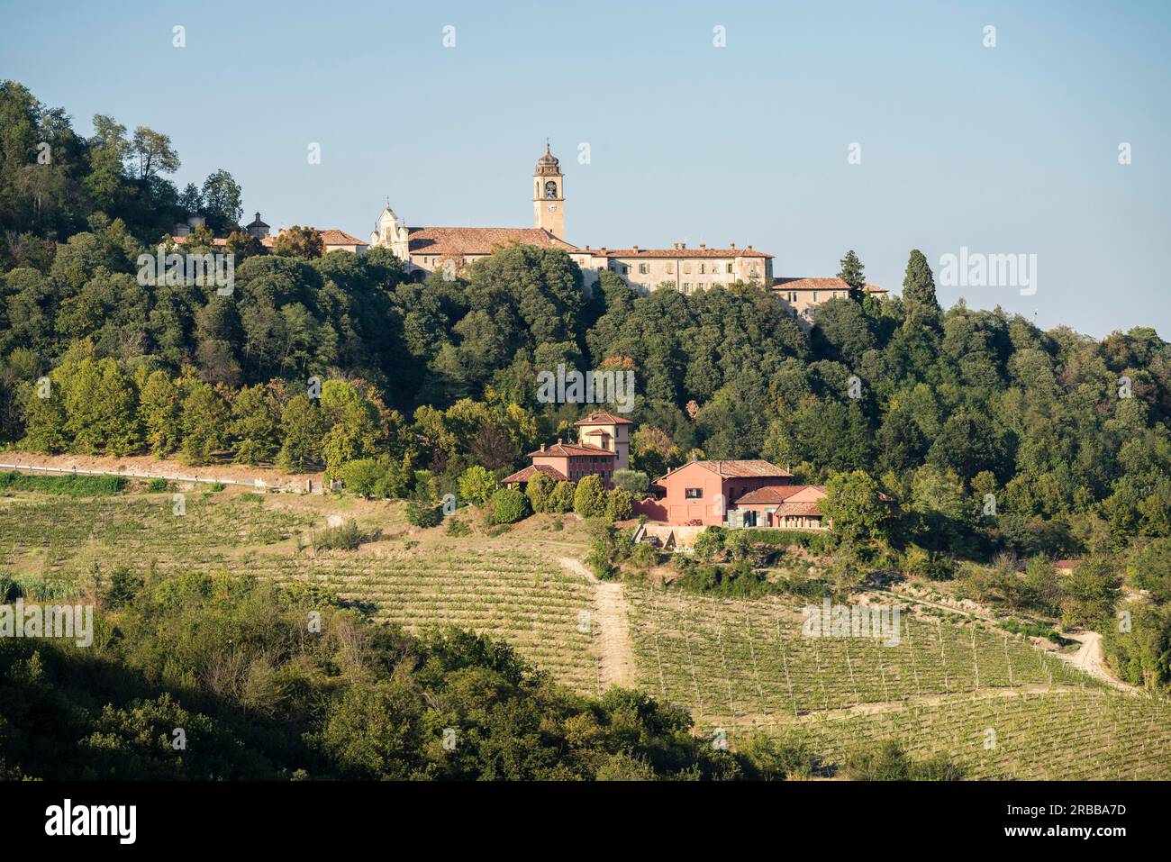 The Sacro Monte Serralunga di Crea with the Sanctuary of Santa Maria ...