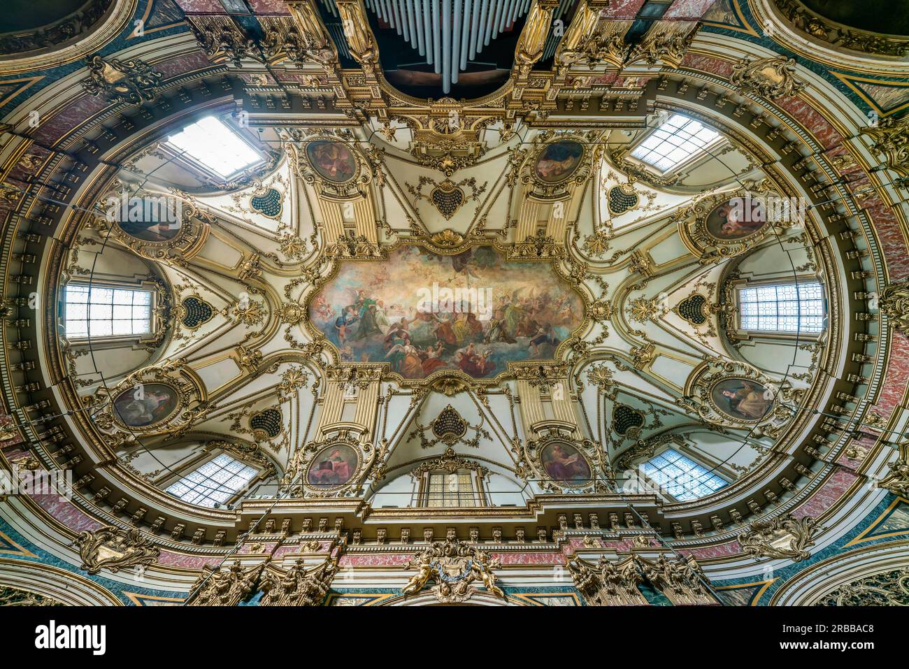 Dome Basilica Santuario della Consolata, also Basilica di Santa Maria ...
