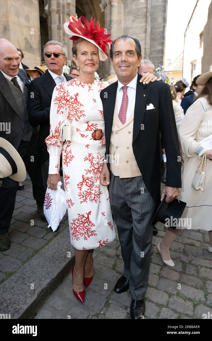 Autun, France. 08th July, 2023. Prince Charles-Emmanuel de Bourbon ...