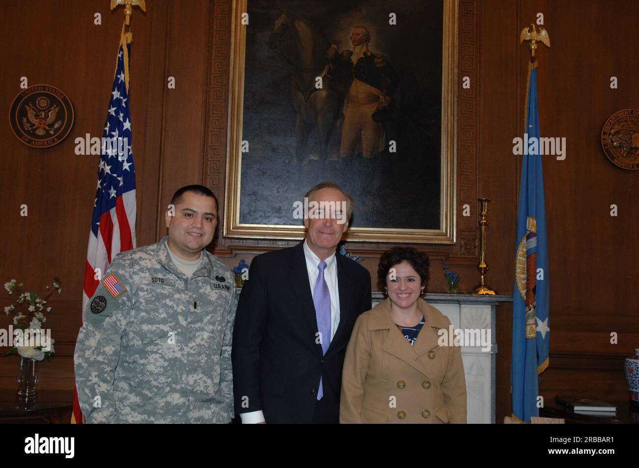 Secretary Dirk Kempthorne receiving visit at Main Interior from U.S ...