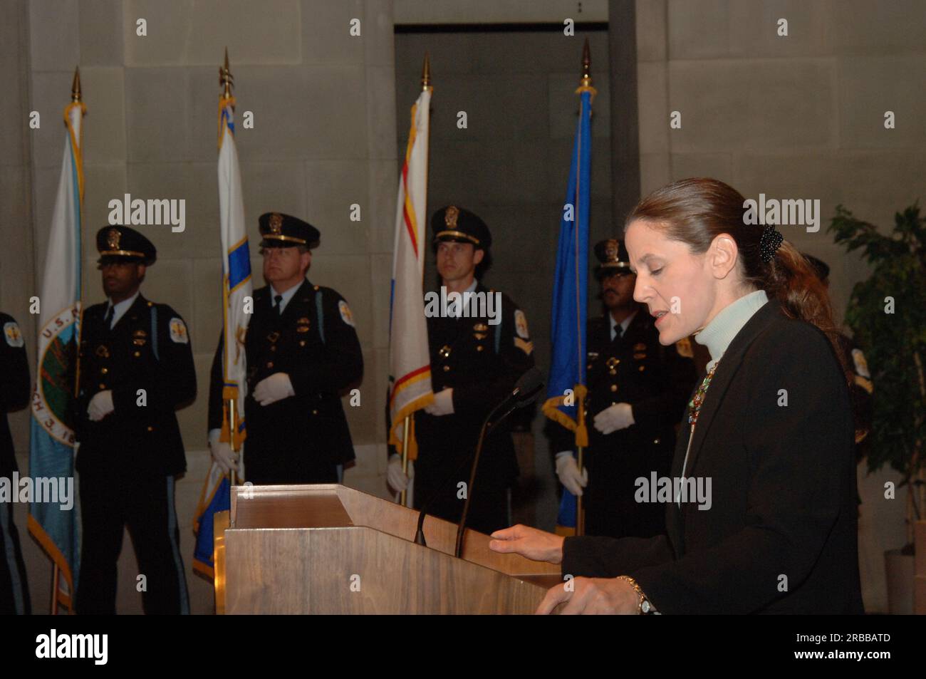 Acting Secretary P. Lynn Scarlett and other Interior senior officials ...
