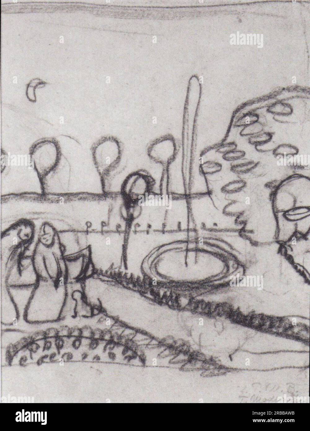 Two women in the garden with fountain 1905 by Paula Modersohn-Becker ...