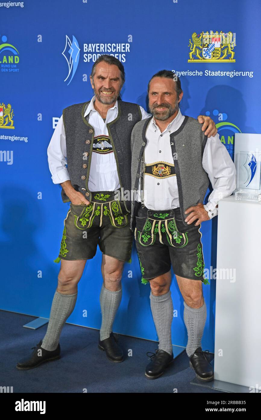 Munich, Deutschland. 08th July, 2023. Thomas and Alexander HUBER (Huber ...