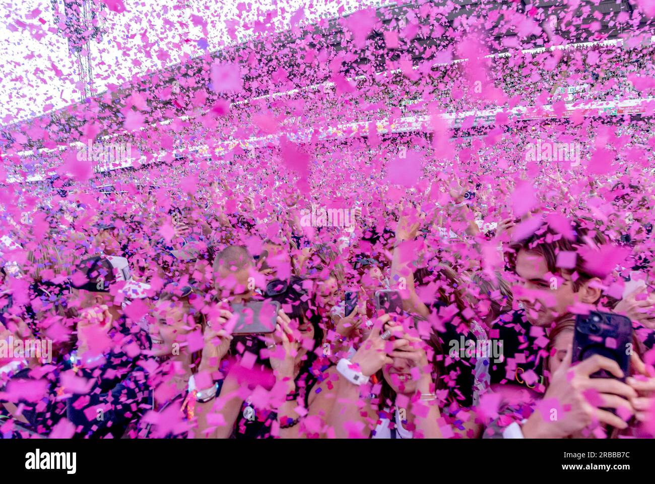Gothenburg, Sweden. 8th July 2023. Chris Martin and Coldplay perform at ...