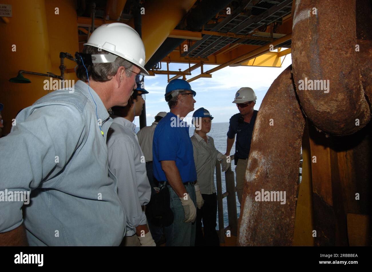 Visit of Secretary Dirk Kempthorne and aides to the Louisiana coast for ...