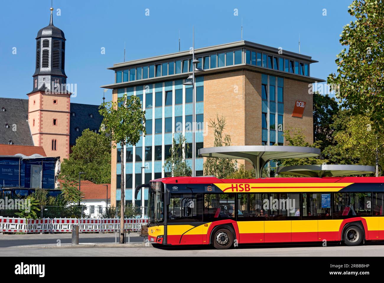 Marienkirche Protestant Church, Gothic style, trade union building ...
