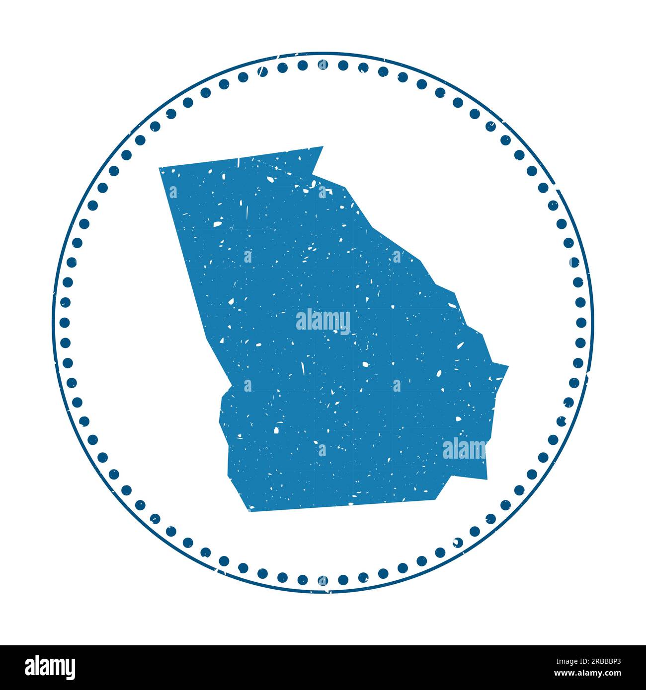 Georgia sticker. Travel rubber stamp with map of US state, vector ...