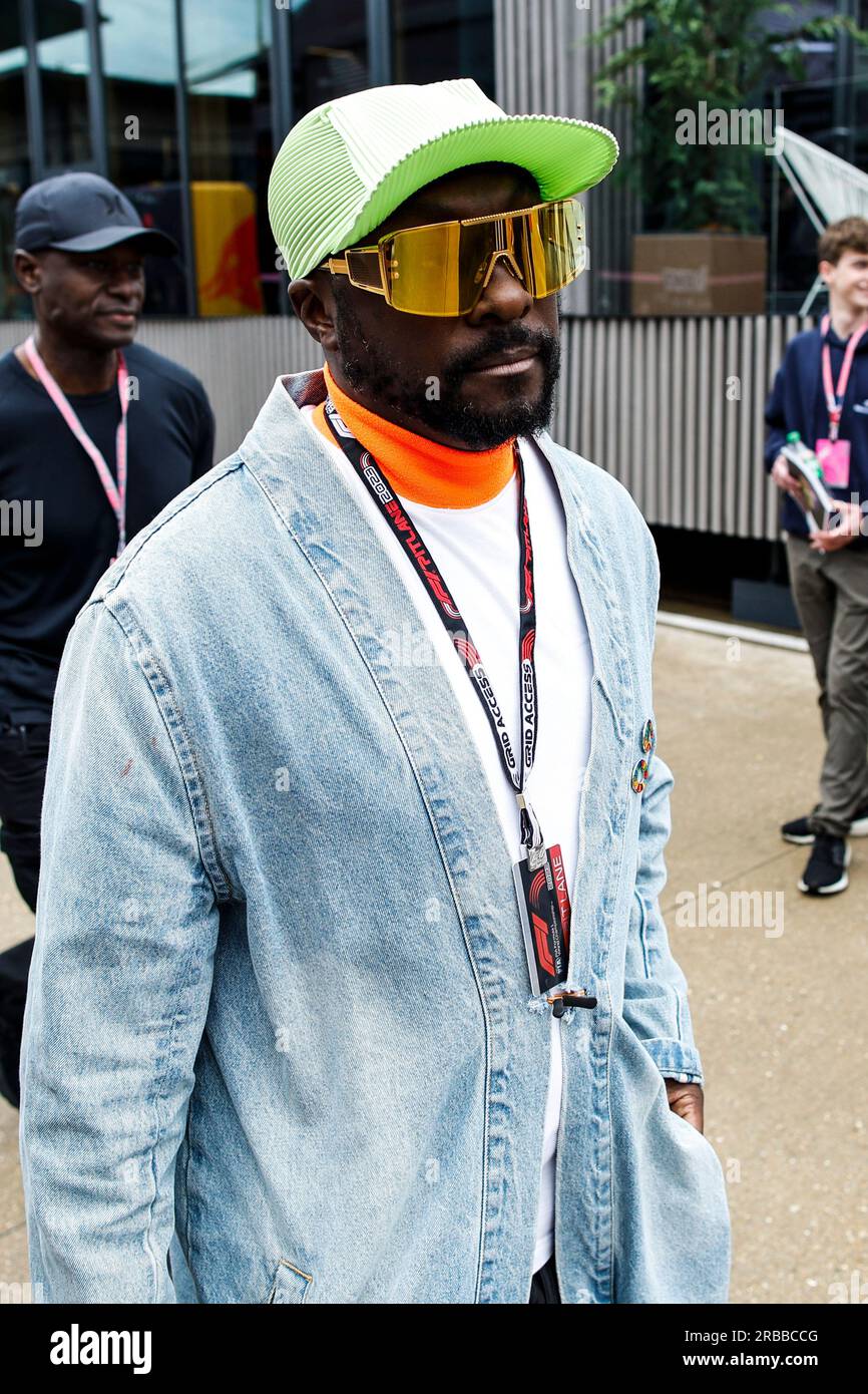 Silverstone, Royaume Uni. 08th July, 2023. will.i.am American rapper ...