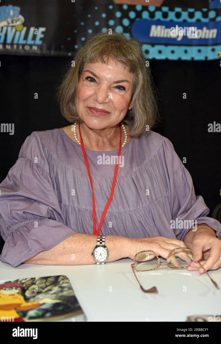 Knoxville, TN, USA. 8th July, 2023. Mindy Cohn at a public appearance ...