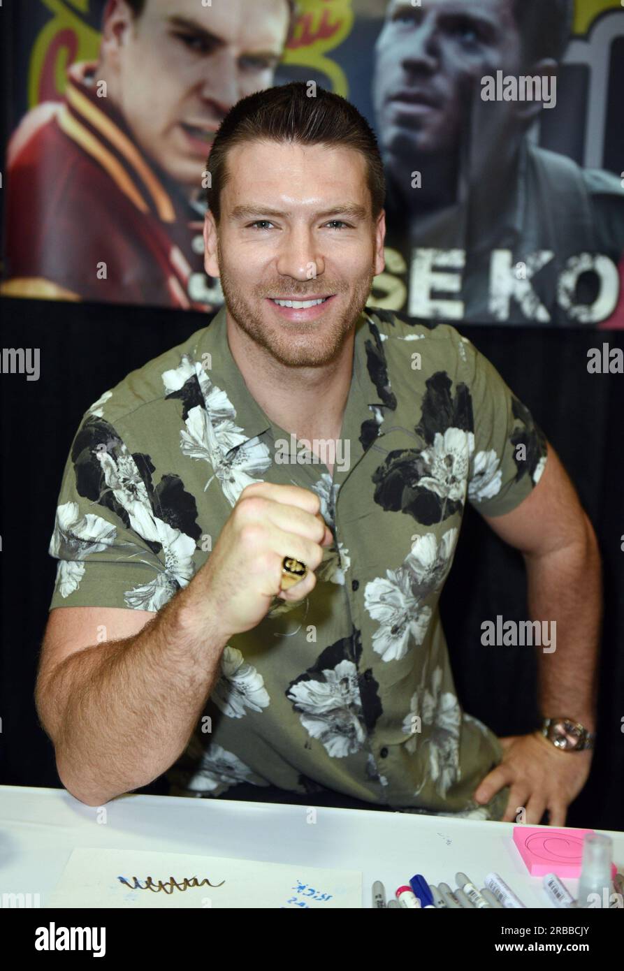 Knoxville, TN, USA. 8th July, 2023. Jesse Kove at a public appearance ...