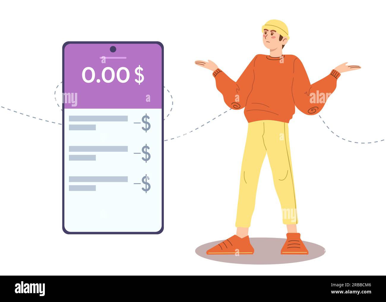 Cartoon poor man hi-res stock photography and images - Alamy