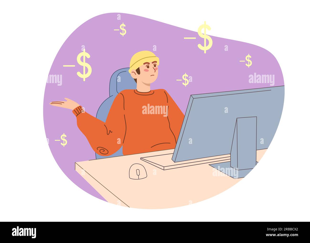 Loss of workplace Stock Vector Images - Alamy