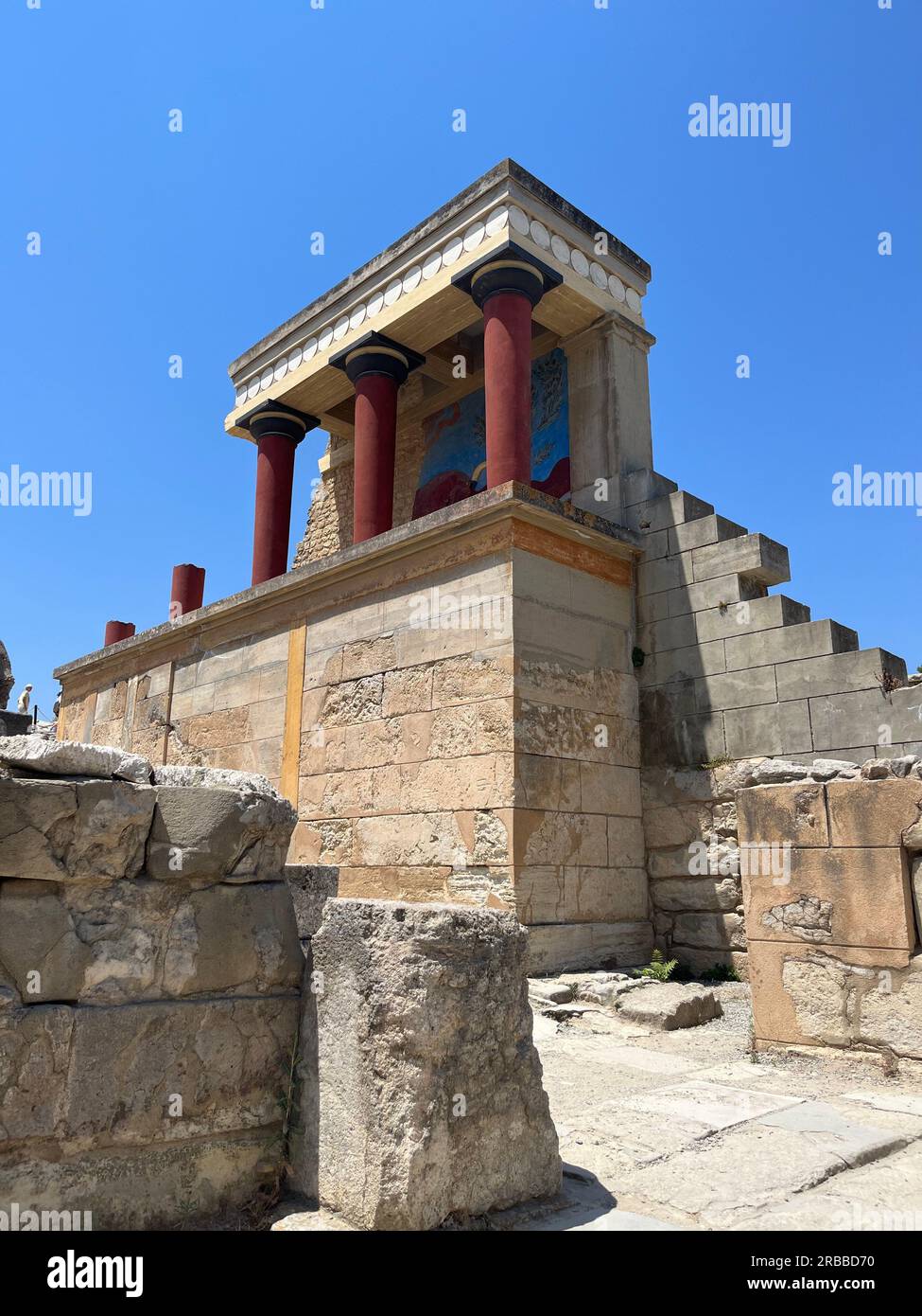 Ancient Palace of Knossos, Crete, Greece Stock Photo - Alamy