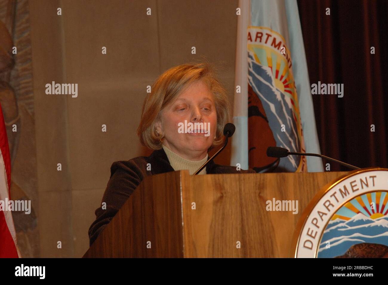 Amy Lamb photography exhibit opening at Main Interior, with Secretary ...