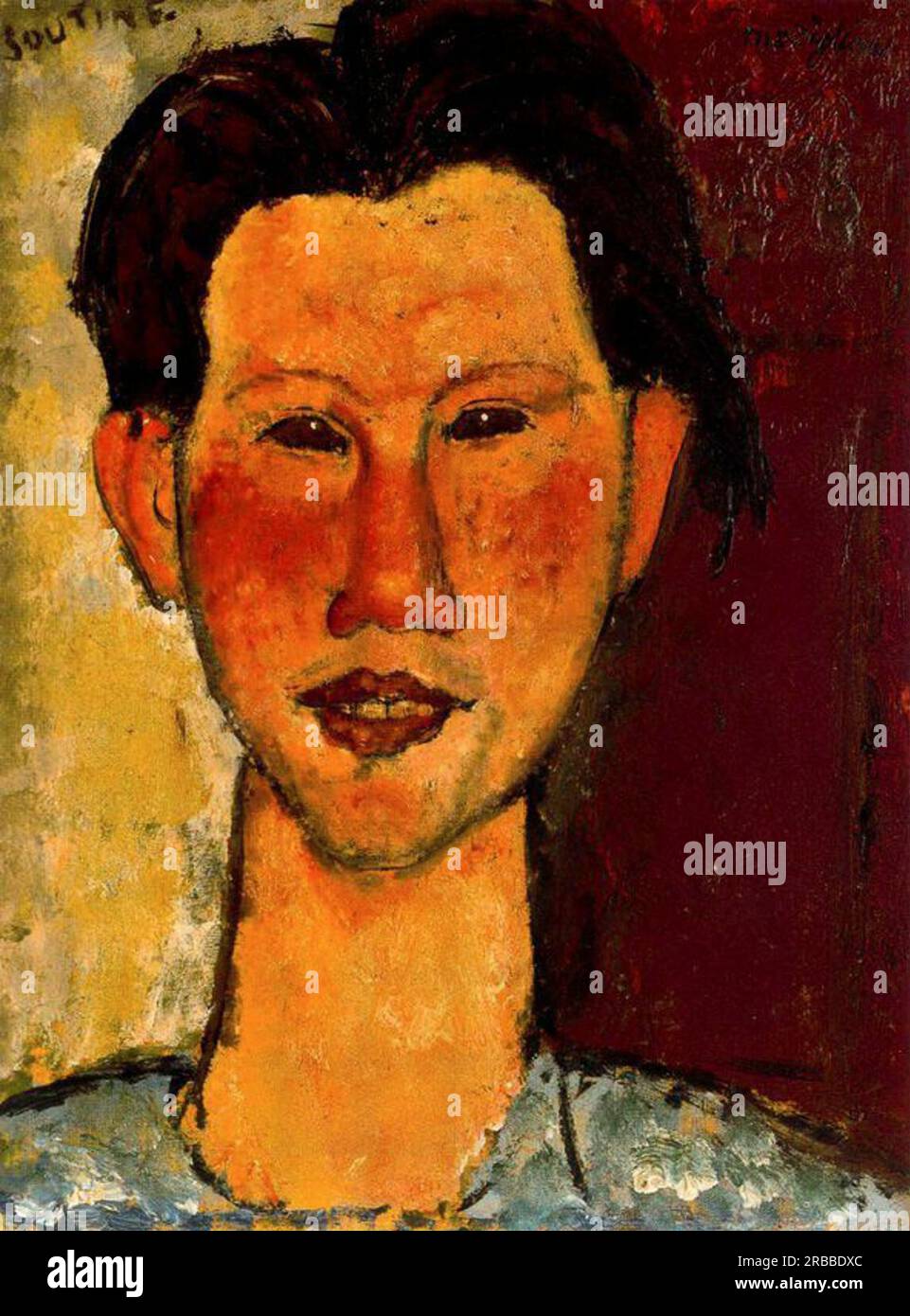 Amedeo modigliani portrait of chaim soutine hi-res stock photography ...