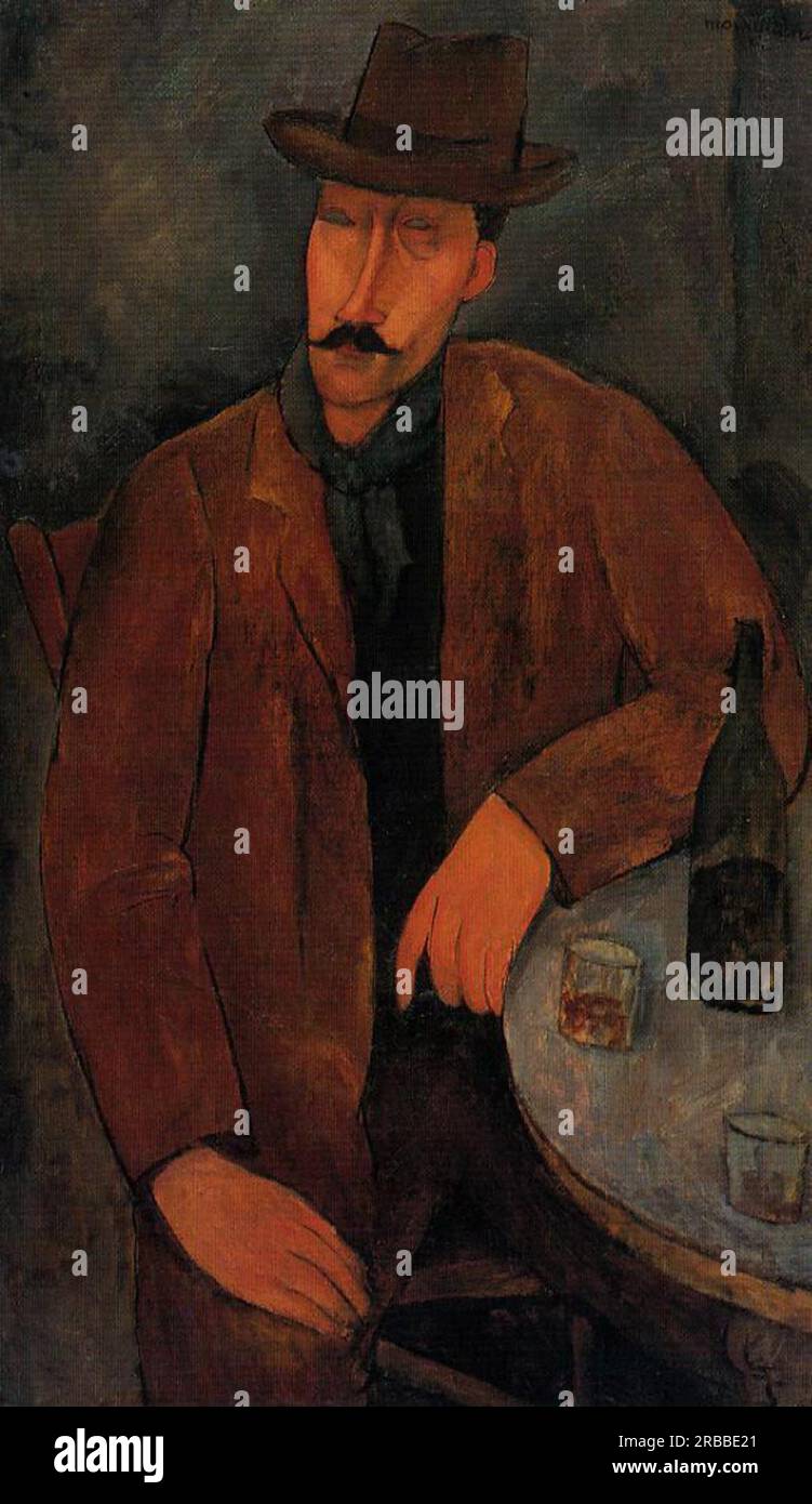 Portrait amedeo modigliani a man hi-res stock photography and images ...