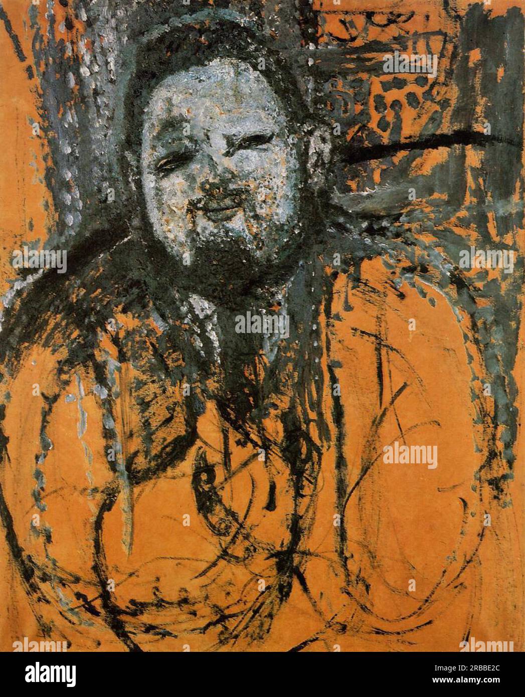 Portrait of Diego Rivera 1916; Paris, France by Amedeo Modigliani Stock ...