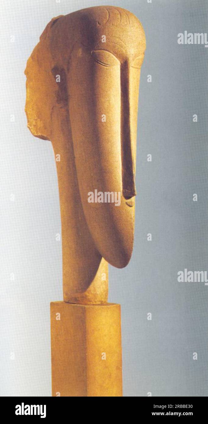 Modigliani sculpture hi-res stock photography and images - Alamy