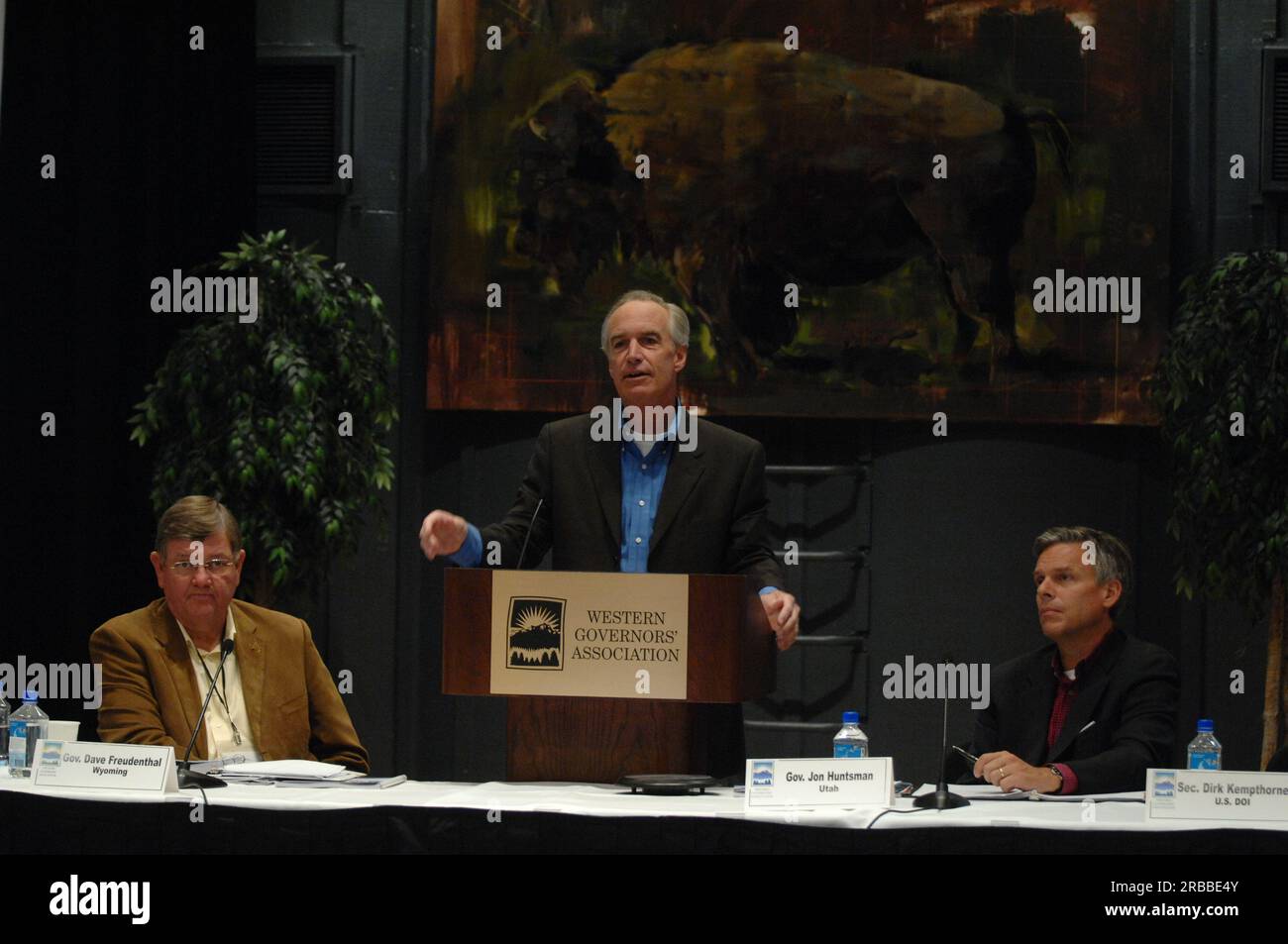 Activities at the Western Governors' Association Conference in Jackson ...