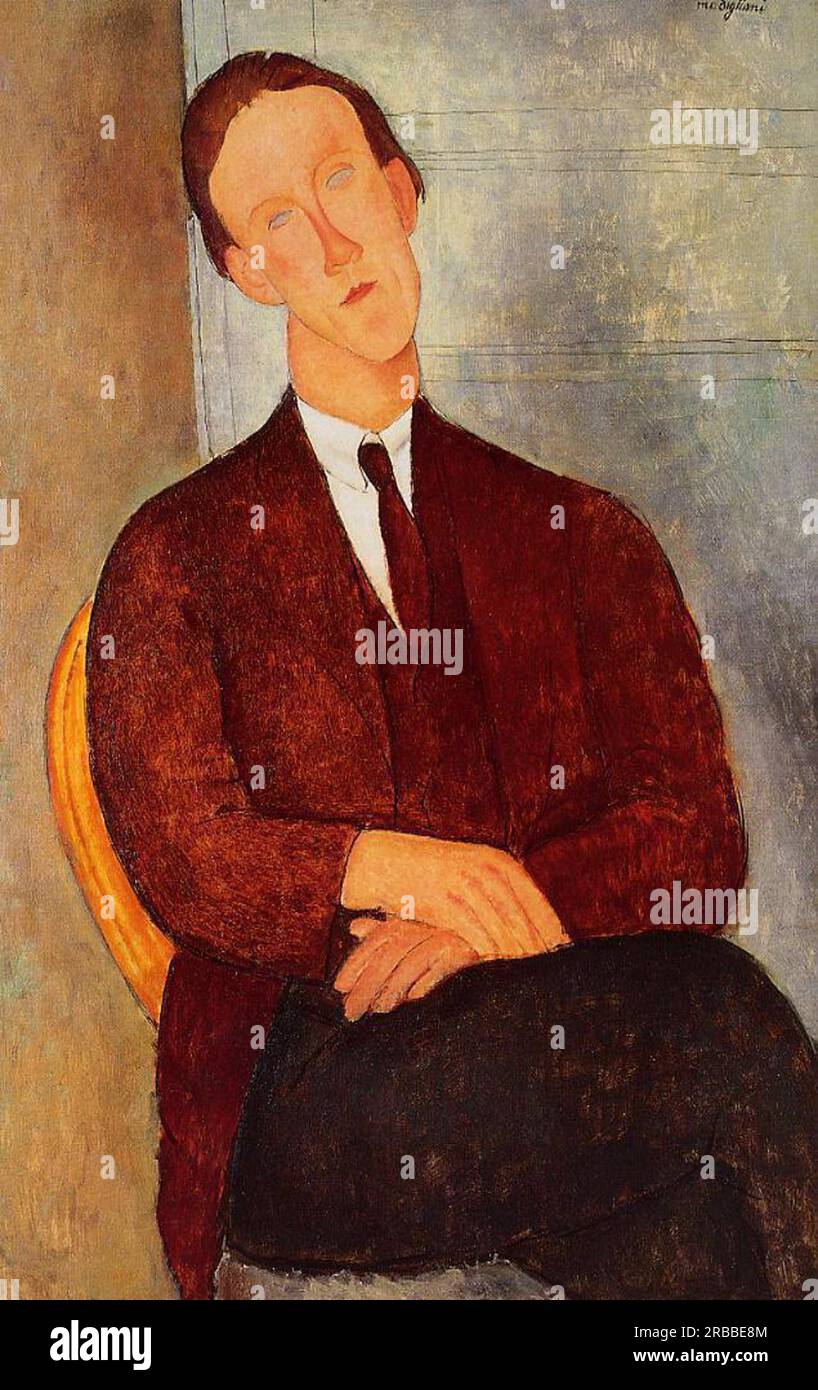 Modigliani portrait of morgan russell hi-res stock photography and ...
