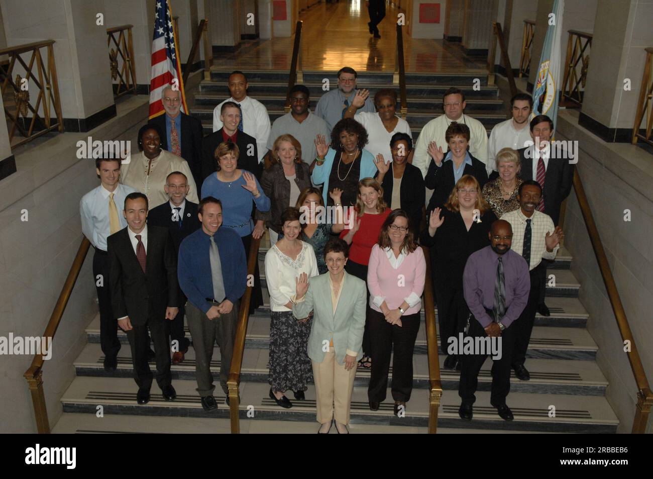 Group photo: Office of Budget Director Pamela Haze and staff members ...