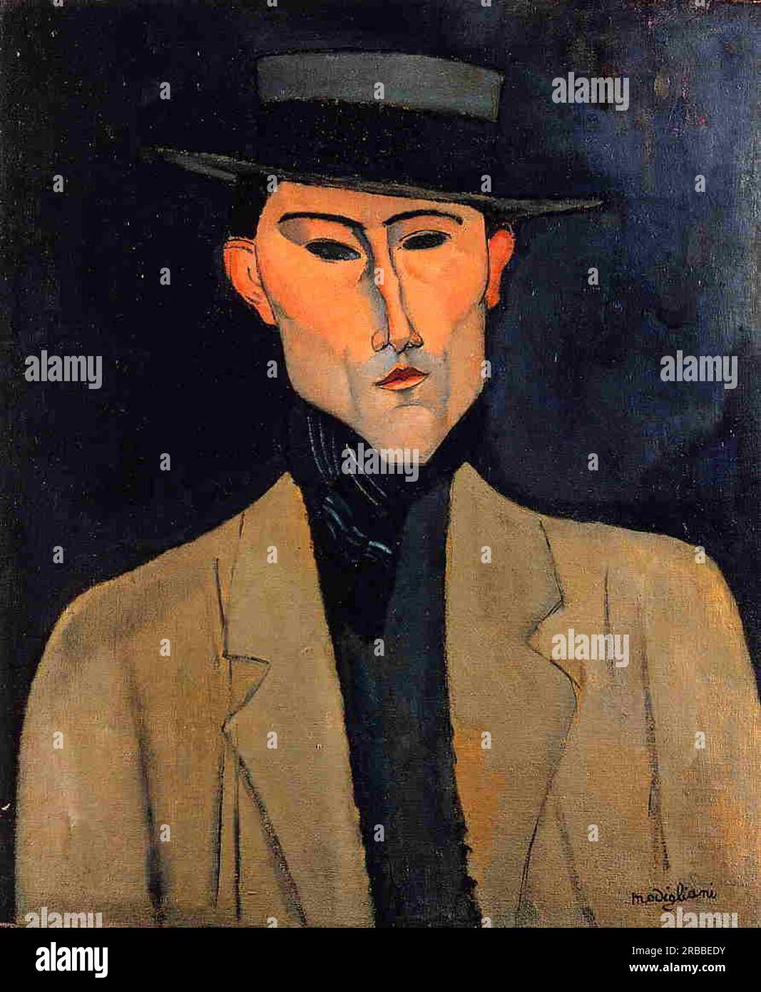 Portrait amedeo modigliani a man hi-res stock photography and images ...