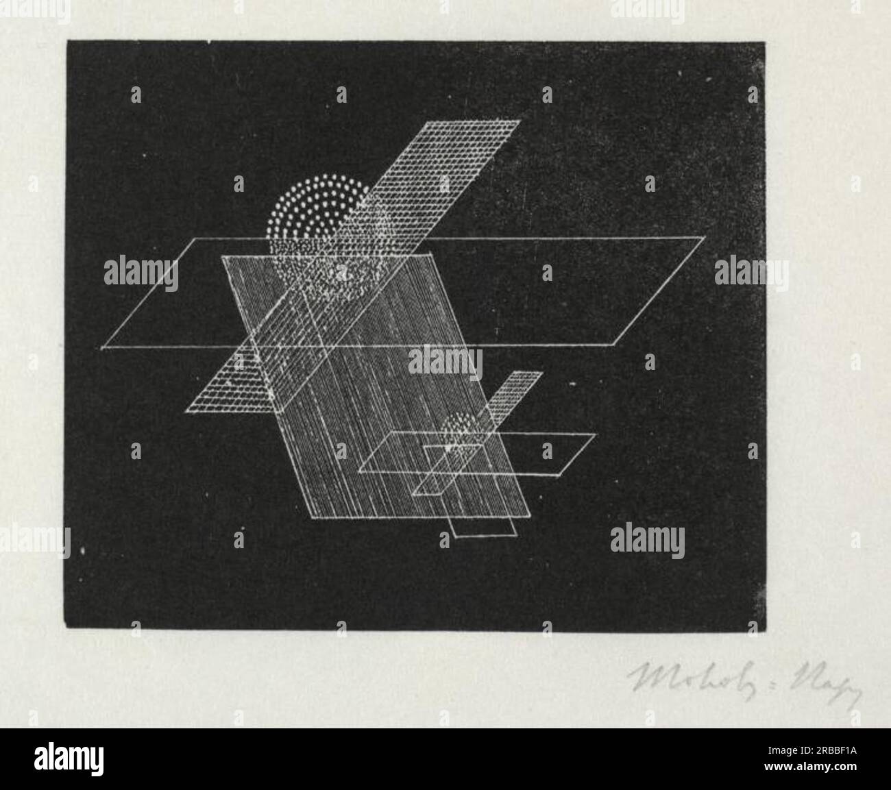Composition 1921 by Laszlo Moholy-Nagy Stock Photo - Alamy