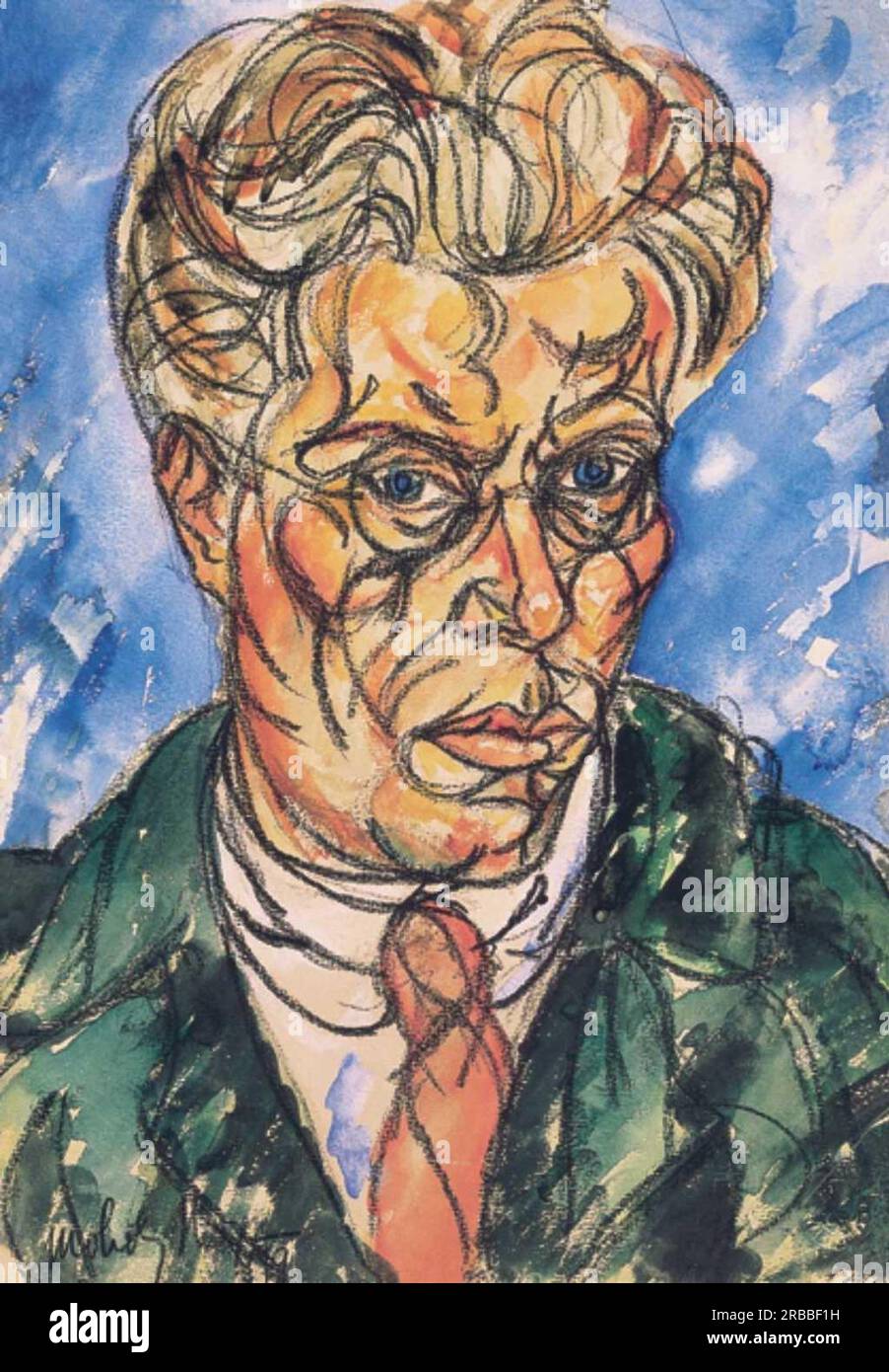 Self-Portrait 1919 by Laszlo Moholy-Nagy Stock Photo - Alamy