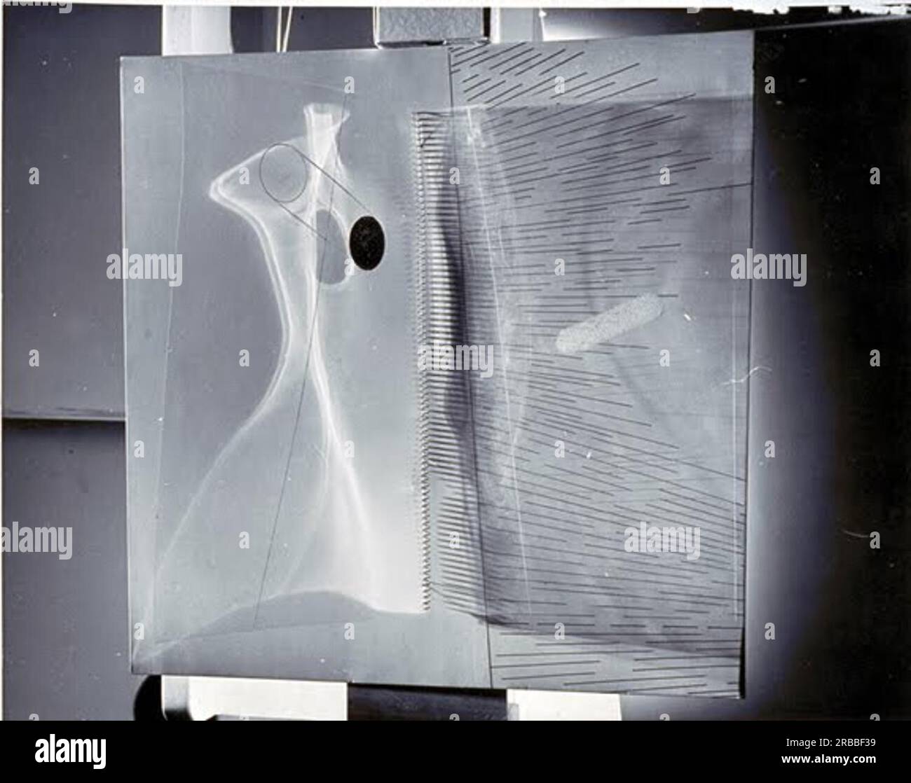 Light painting on hinged celluloid (position 1) 1936 by Laszlo Moholy-Nagy Stock Photo - Alamy
