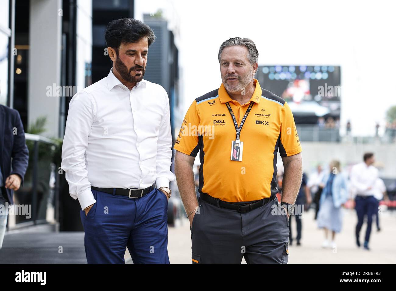 BEN SULAYEM Mohammed (uae), President of the FIA, portrait BROWN Zak ...
