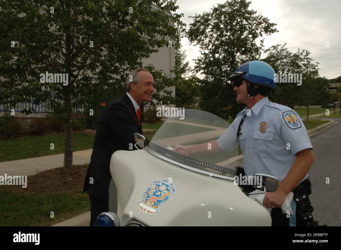 U.S. Park Police promotion ceremony, with Secretary Dirk Kempthorne ...