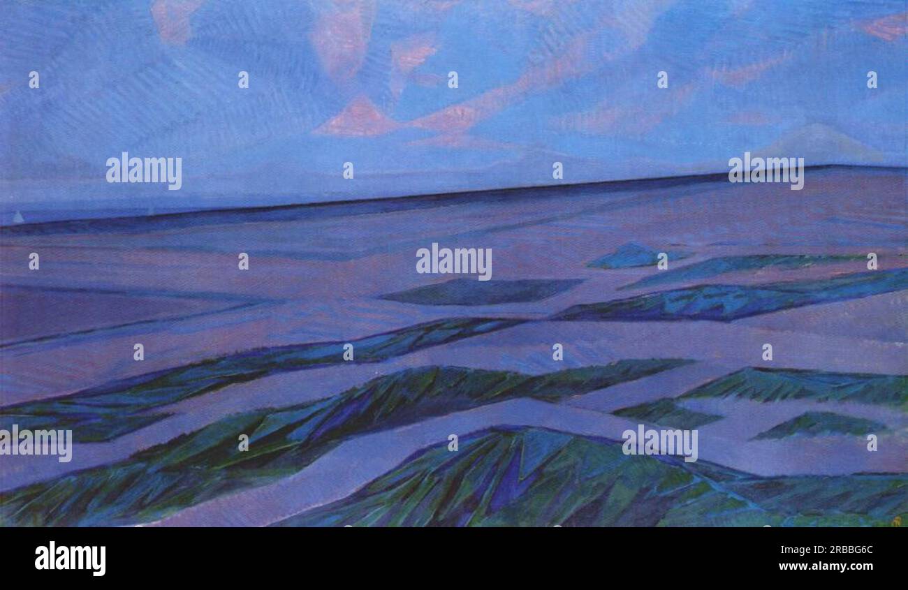 Dune Landscape 1911 by Piet Mondrian Stock Photo - Alamy