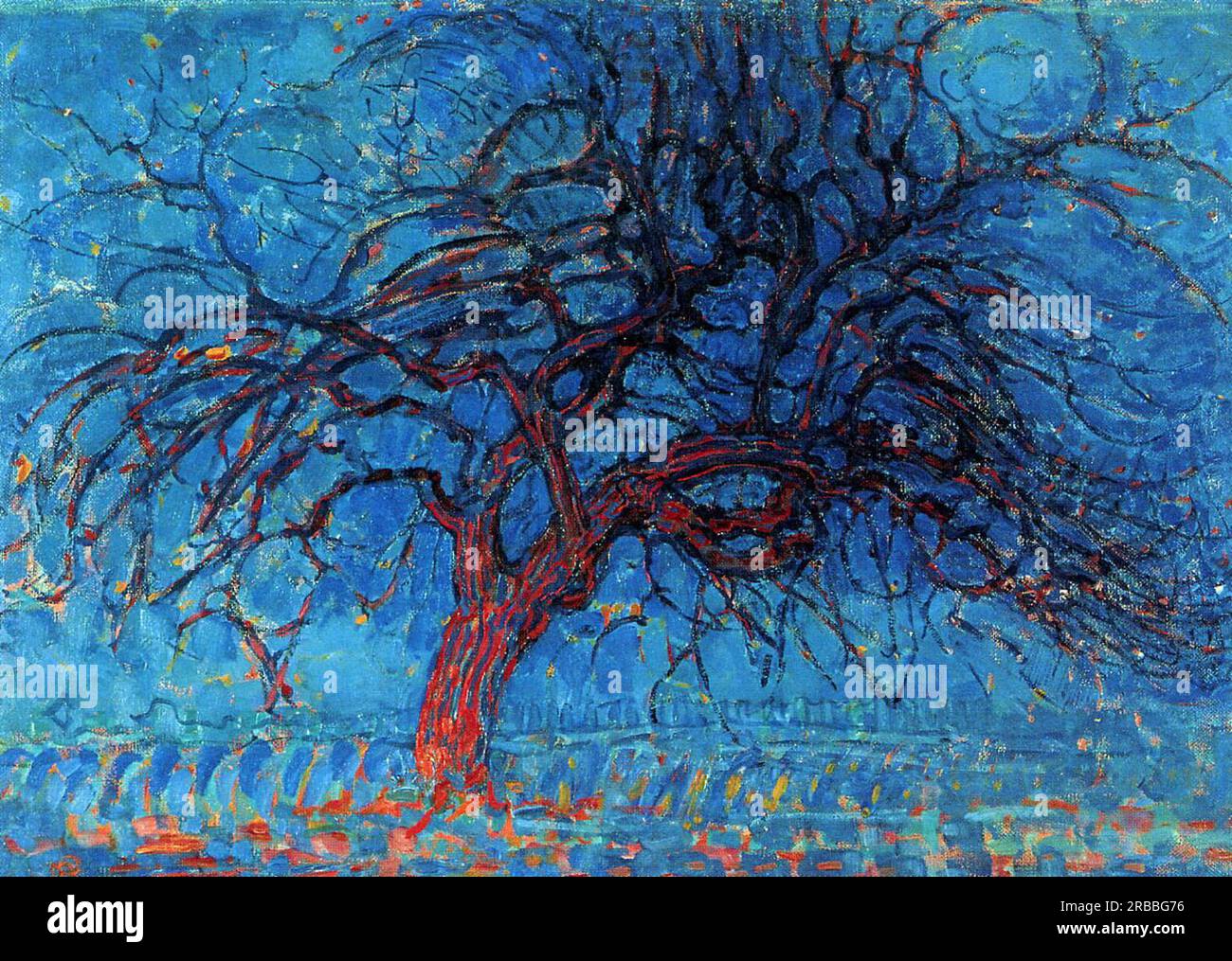 Piet mondrian tree hi-res stock photography and images - Alamy