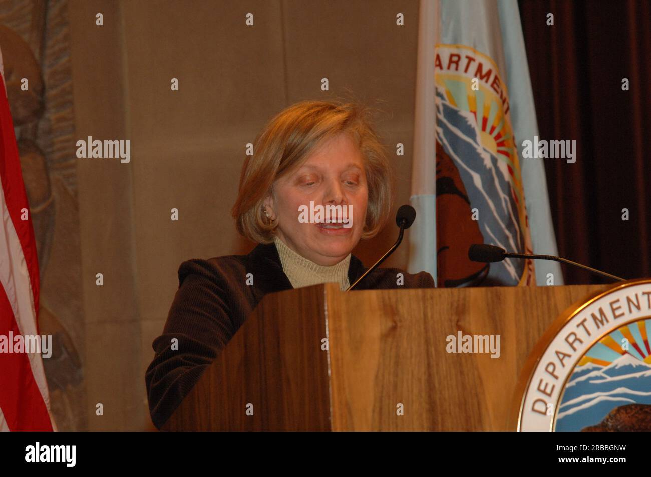 Amy Lamb photography exhibit opening at Main Interior, with Secretary ...