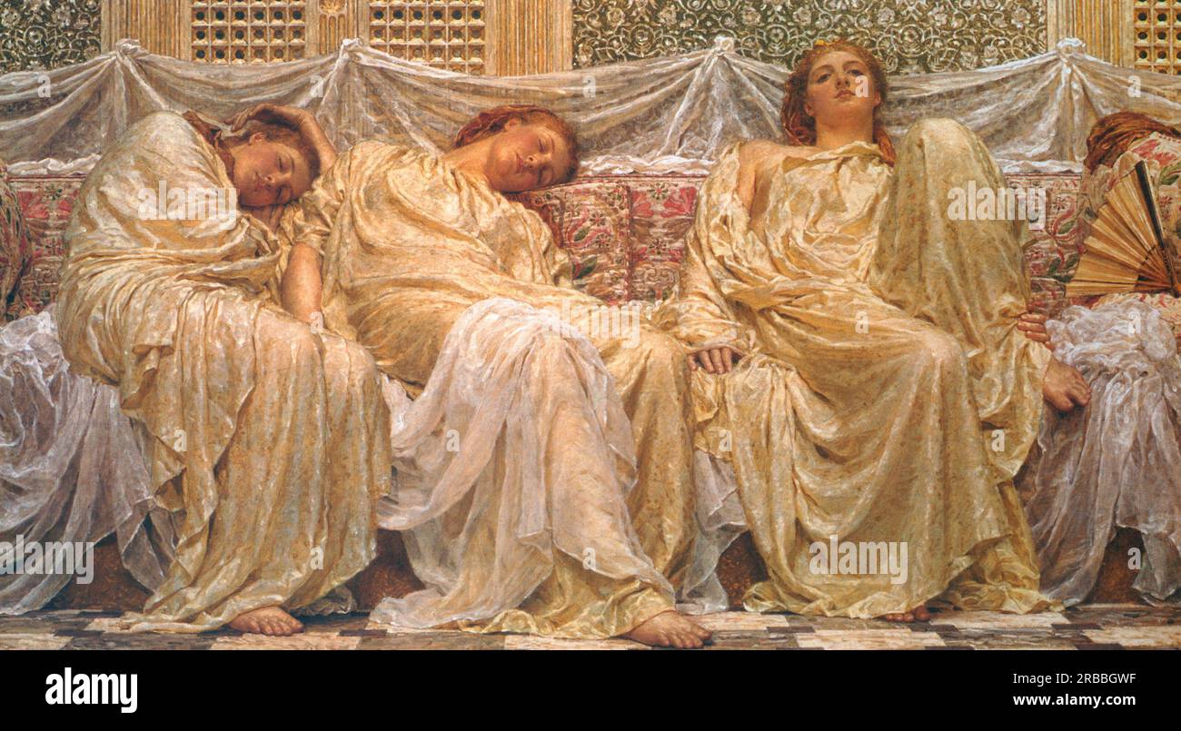 Albert moore dreamers hi-res stock photography and images - Alamy