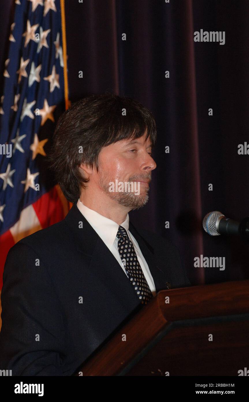 Visit of documentary filmmaker Ken Burns and writer-filmmaker Dayton ...