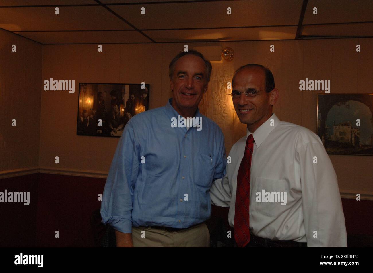 Secretary Dirk Kempthorne and aides on visit to Maine, meeting with ...