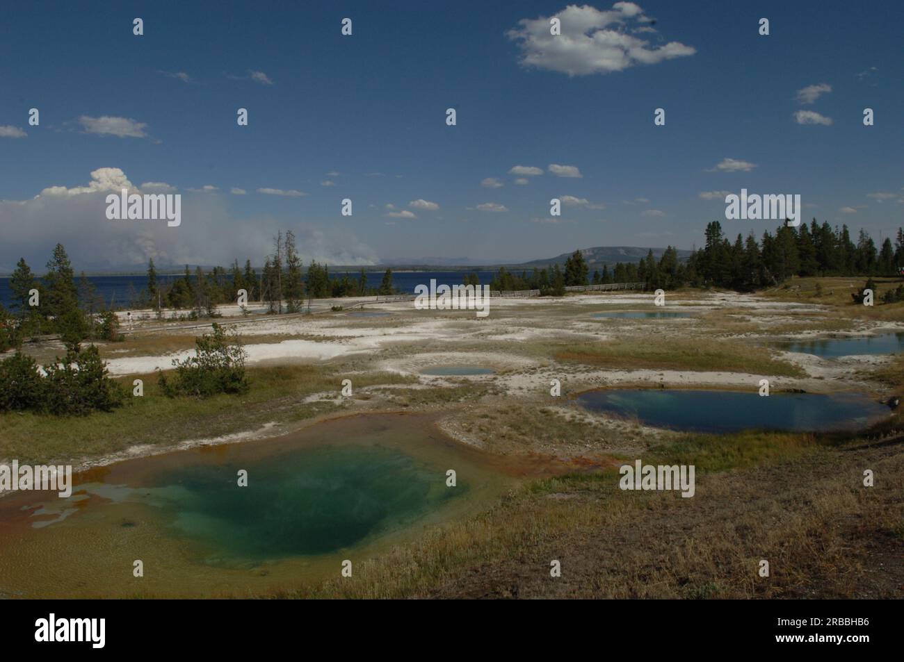 Scenic views of Yellowstone National Park, Wyoming Stock Photo - Alamy