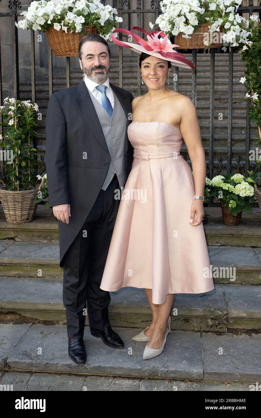 Autun, France. 08th July, 2023. Prince Joachim Murant and Princess ...