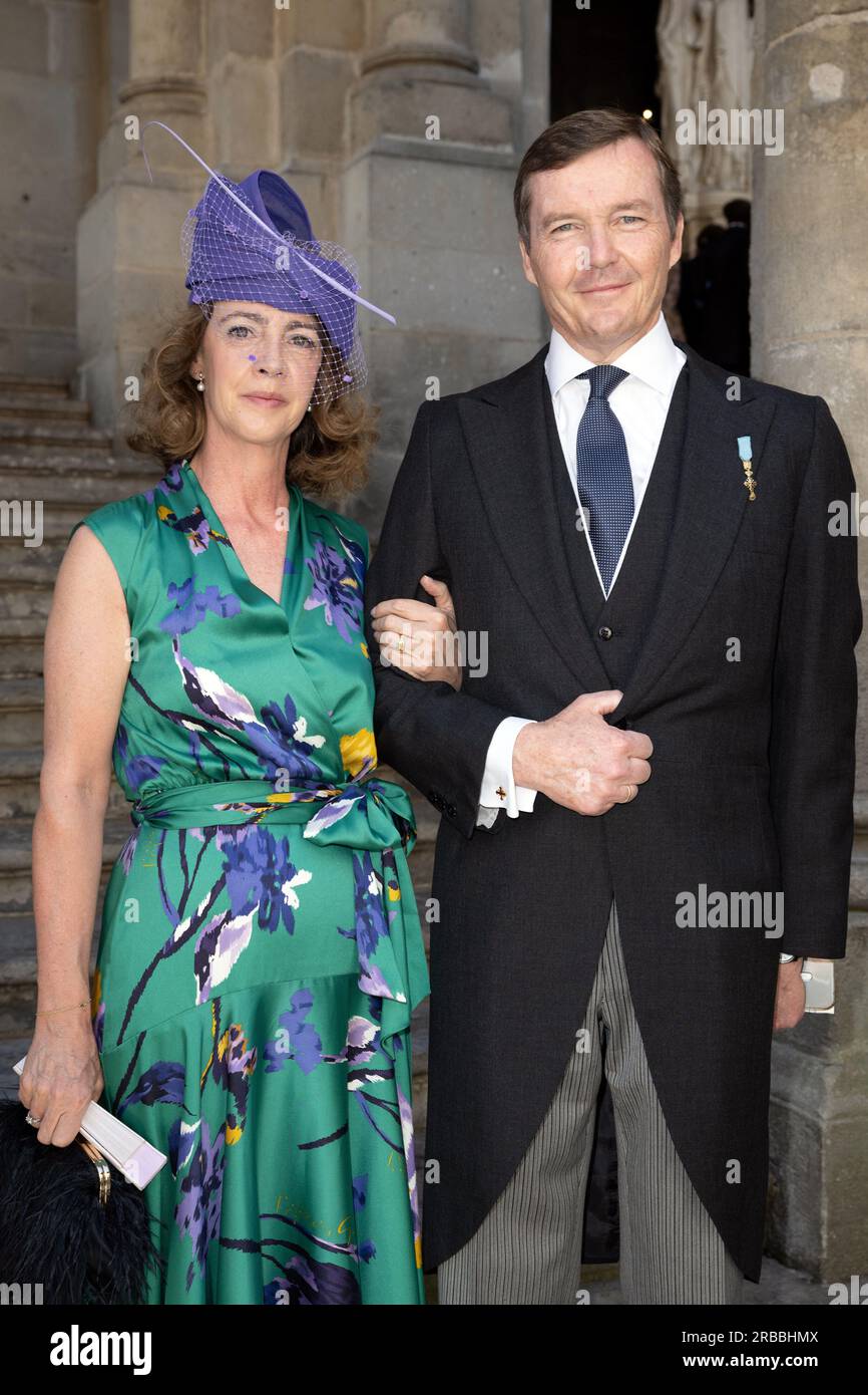 Autun, France. 08th July, 2023. Prince Pedro of Bourbon of the Two ...