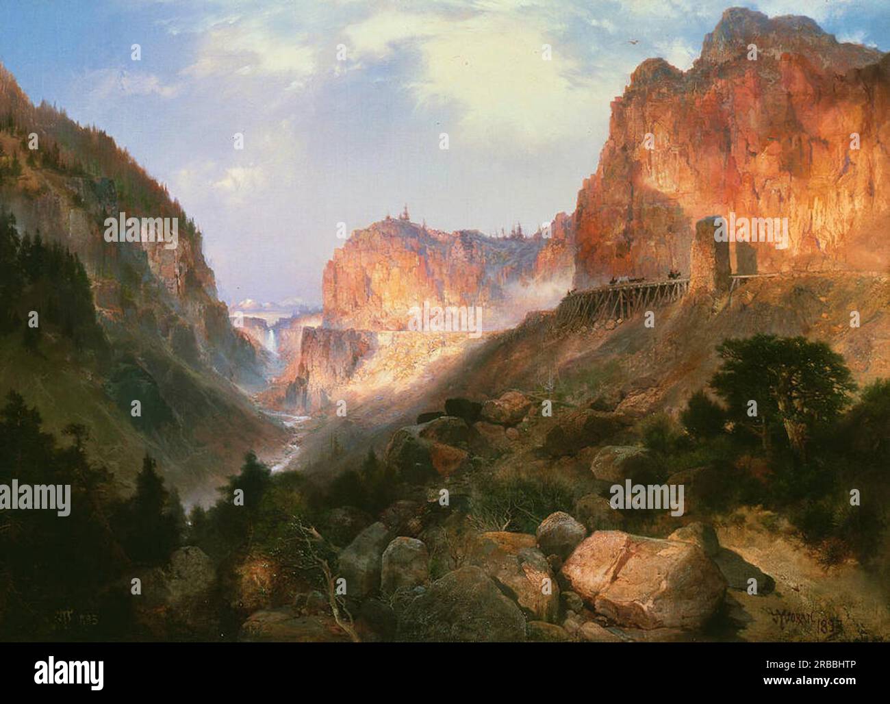 Golden gate yellowstone national park hi-res stock photography and ...