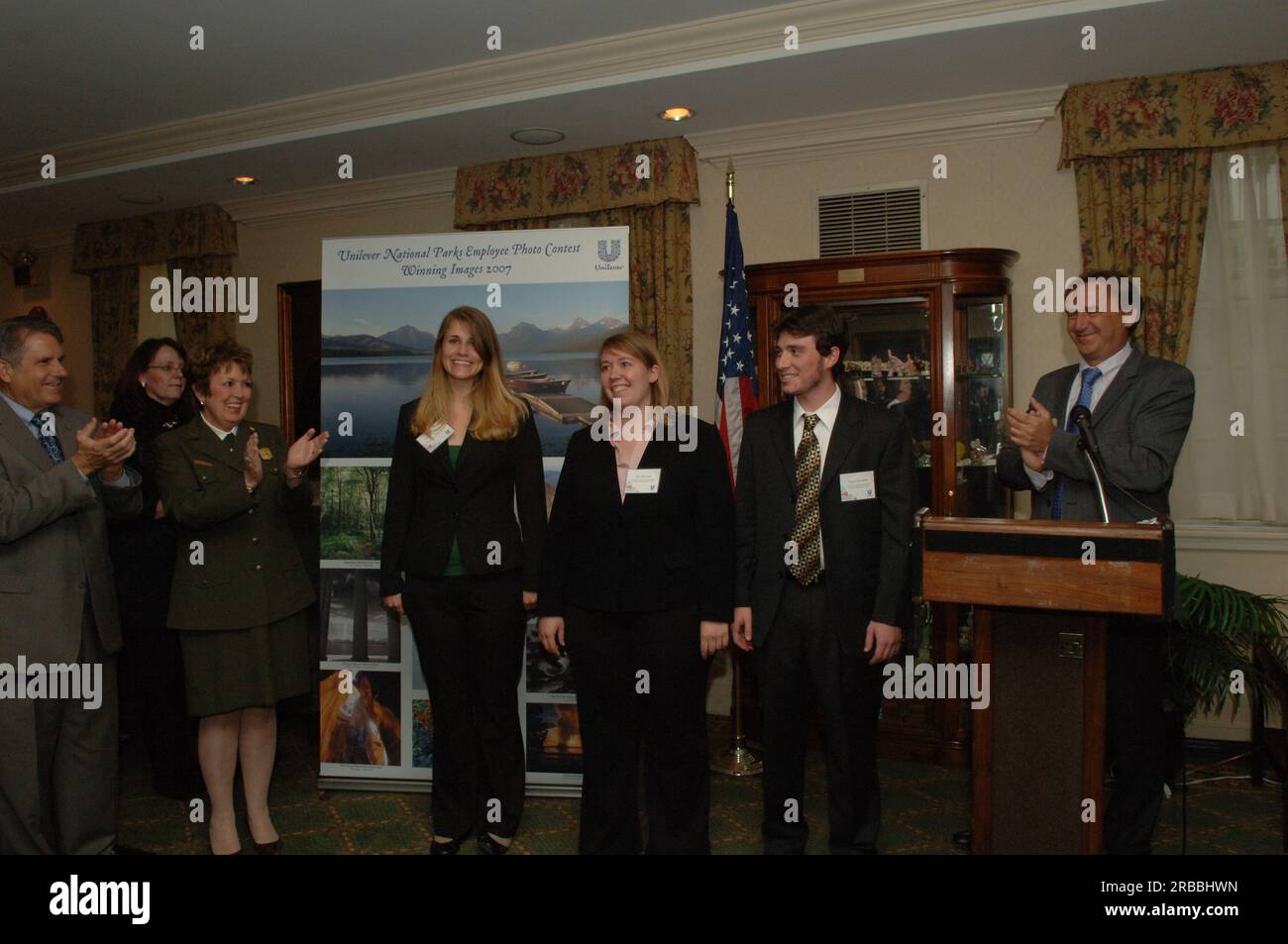 Ceremony bestowing the 2008 Harry Yount Ranger Award on Gary Moses, the ...