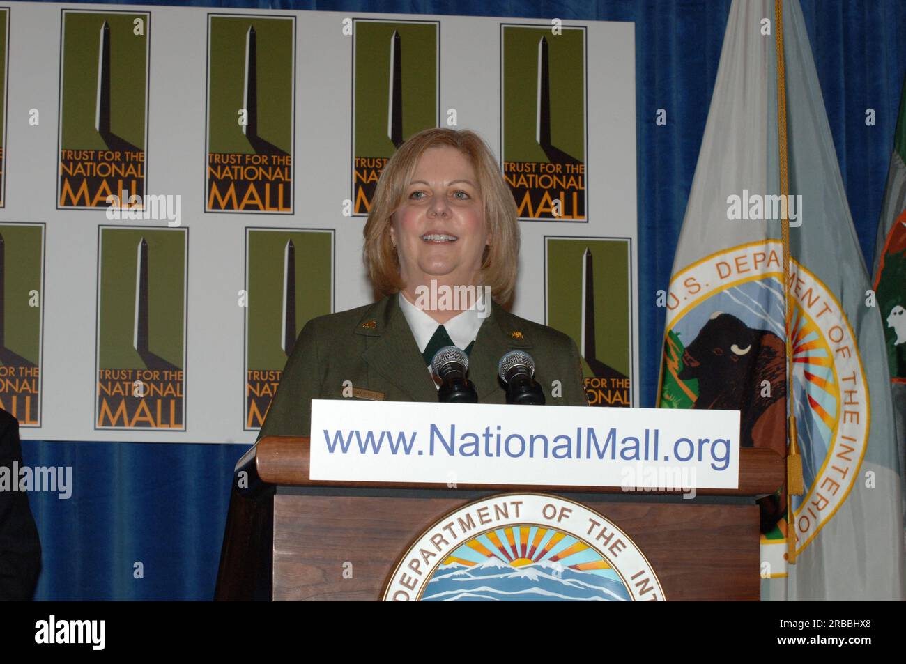 Press conference announcing the launch of the Trust of the National ...