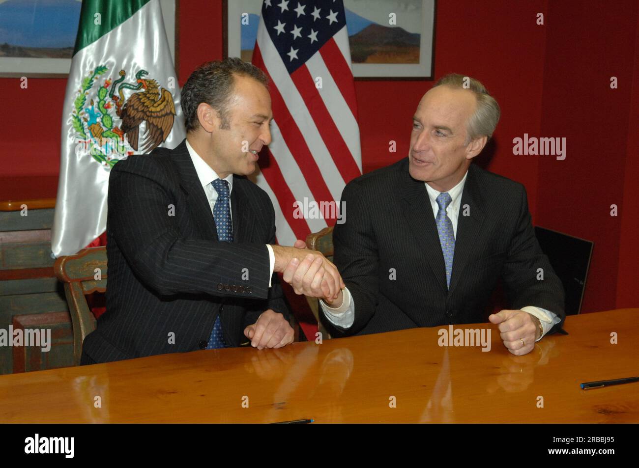U.S.-Mexico Memorandum of Understanding signing event at the Mexican ...