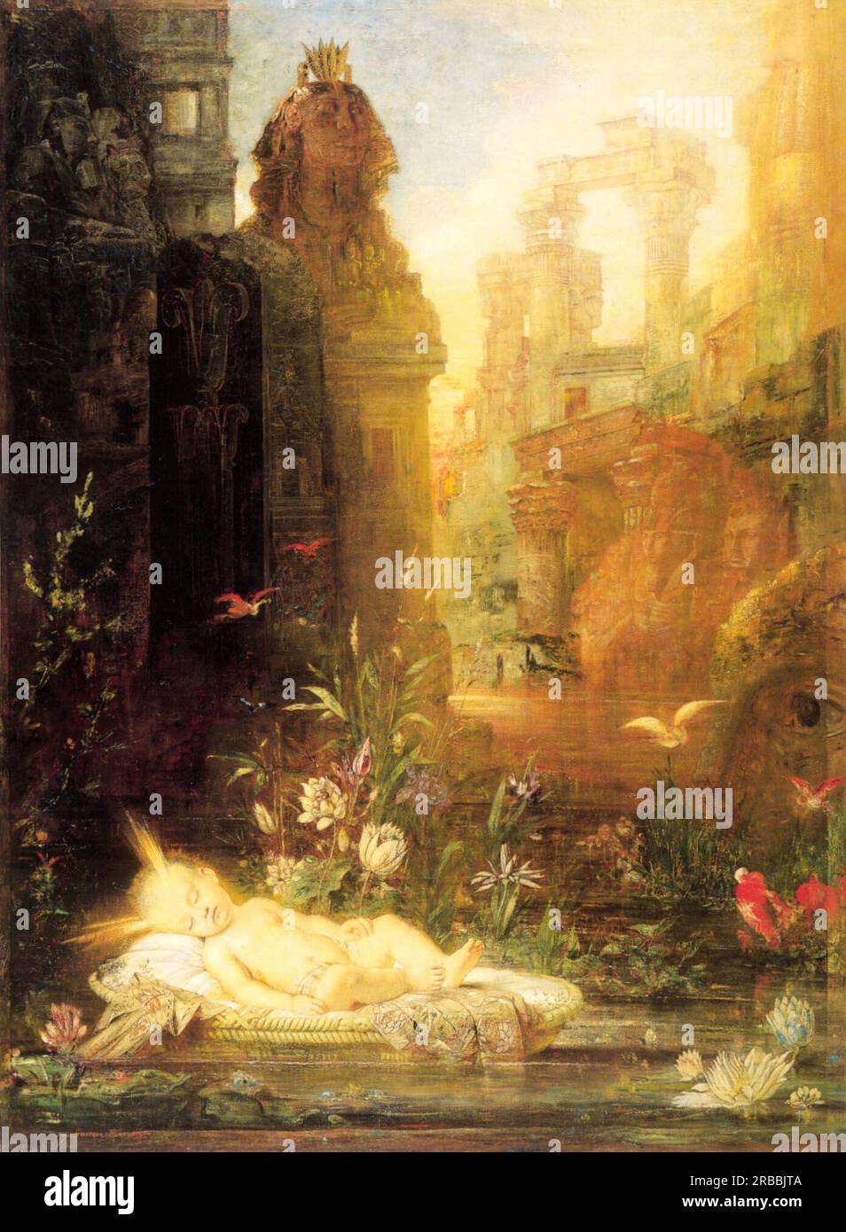 Young Moses by Gustave Moreau Stock Photo - Alamy