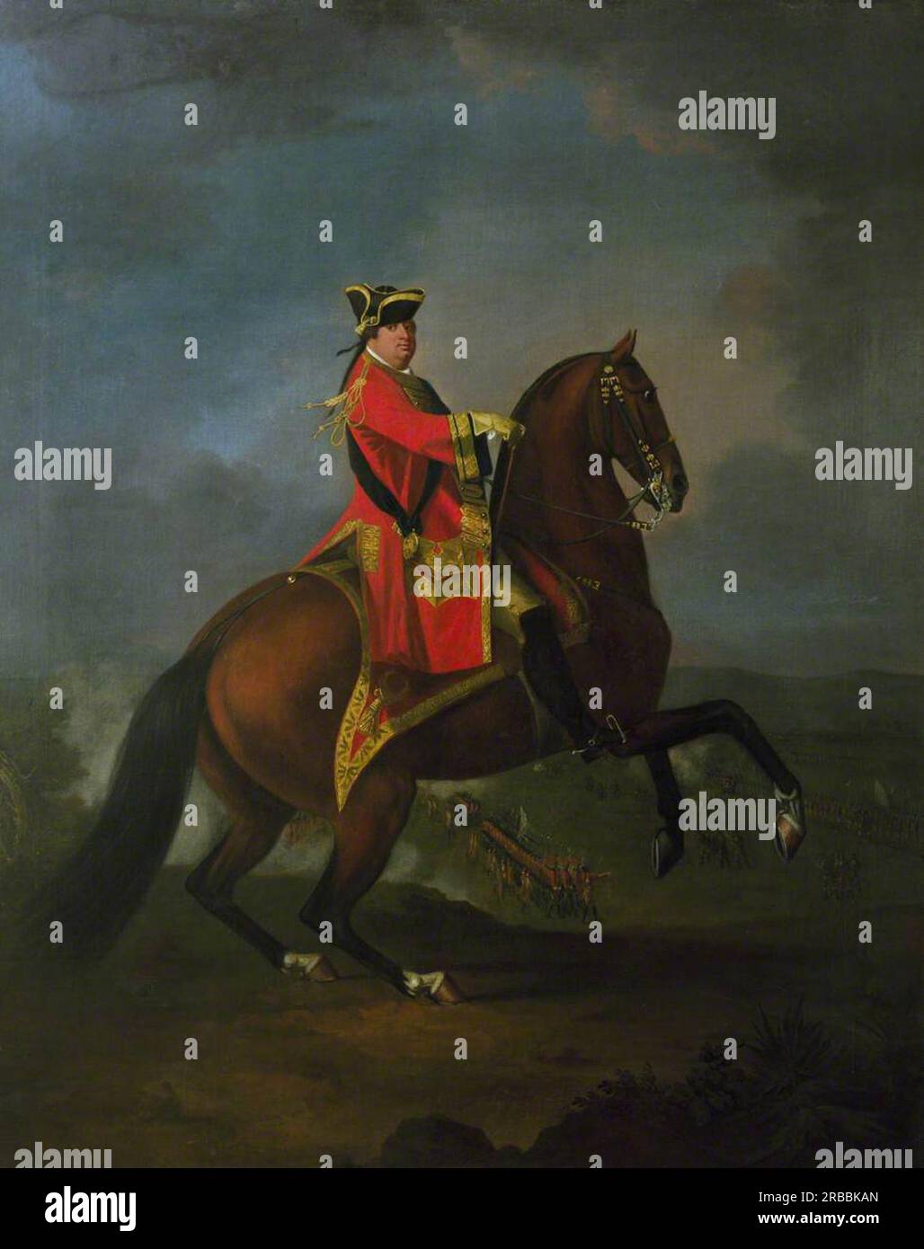 General HRH Prince William Augustus by David Morier Stock Photo - Alamy