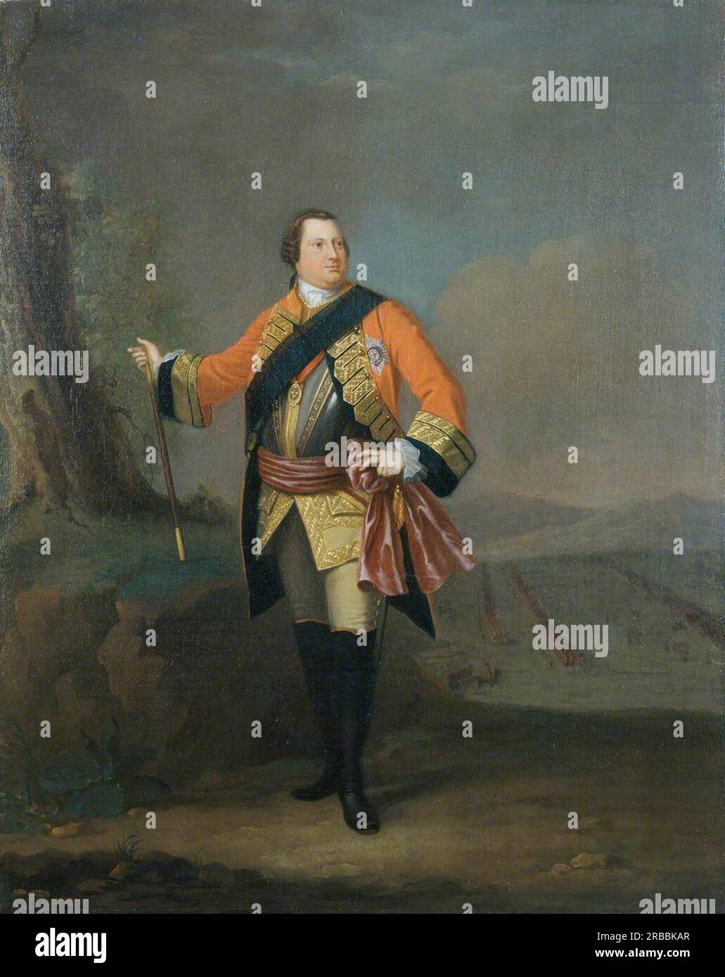 William Augustus, Duke of Cumberland by David Morier Stock Photo - Alamy