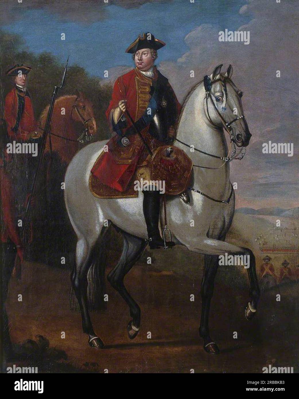 William Augustus, Duke of Cumberland 1750 by David Morier Stock Photo ...